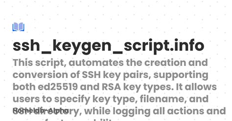 Sshkeygen Homelab Alpha