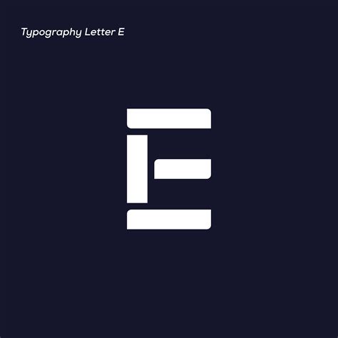 Lattermark Typography Latter E Logo Behance