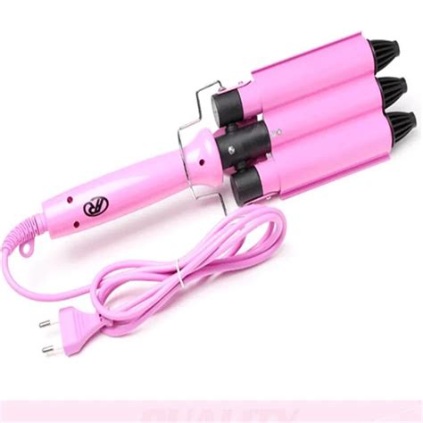 High Quality Professional 110 220v Hair Curling Iron Ceramic Triple