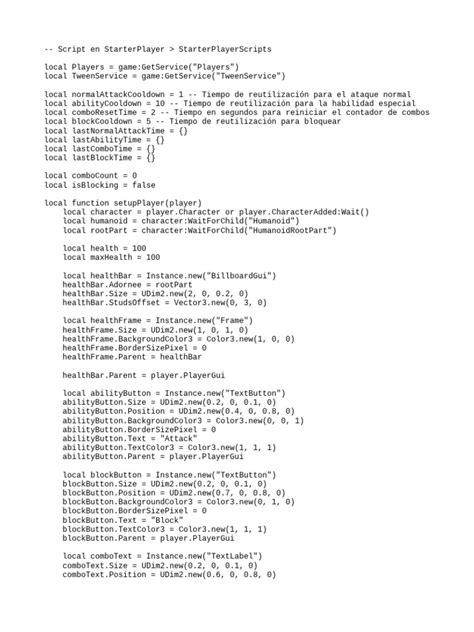 Script En Starterplayer Starter Pdf