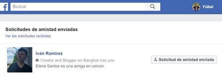 Cómo ver las solicitudes de amistad que has enviado en Facebook
