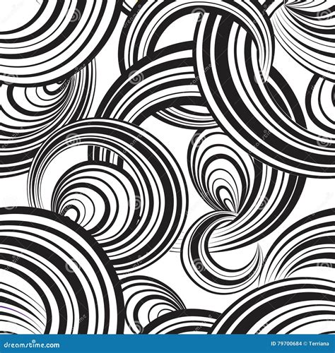 Abstract Geometric Seamless Pattern Bubble Background Circles Stock