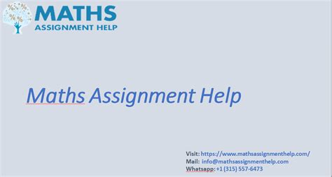 Maths Assignment Help By Mathsassignmenthelp1 On Deviantart