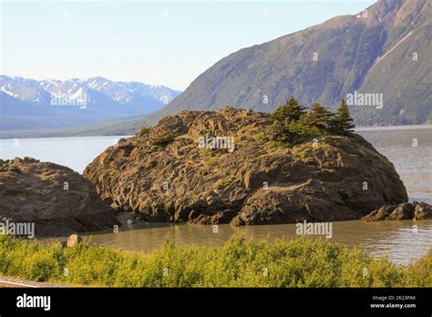 Cook Inlet Landscape Photographed Near Homer Alaska Homer Is A City
