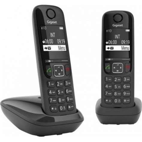Gigaset AS690A Duo Μαύρο | Skroutz.gr