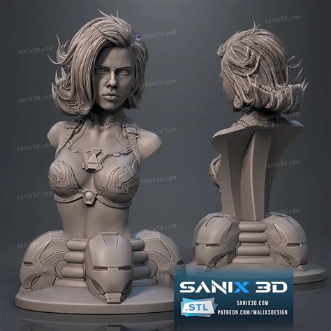 Iron Widow Bust Stl Files