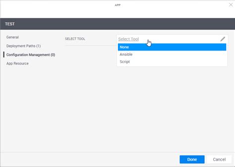 App Configuration Management Settings CloudShell Help