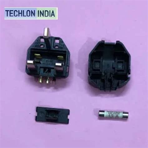 Uk Plug Insert 3 Pin Techlon India