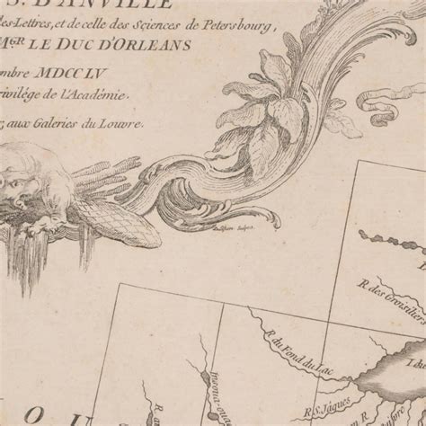 18th Century Jean Baptiste Bourguignon Danville Map Ebth