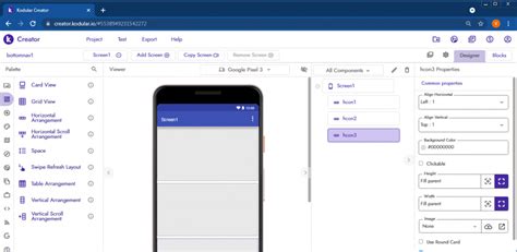 Cara Membuat Bottom Navigation Di Kodular Tutorial Blok Programming