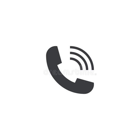 Ícone Do Telefone Engrena O ícone Símbolo Do Telefone Sinal Do Tubo Do