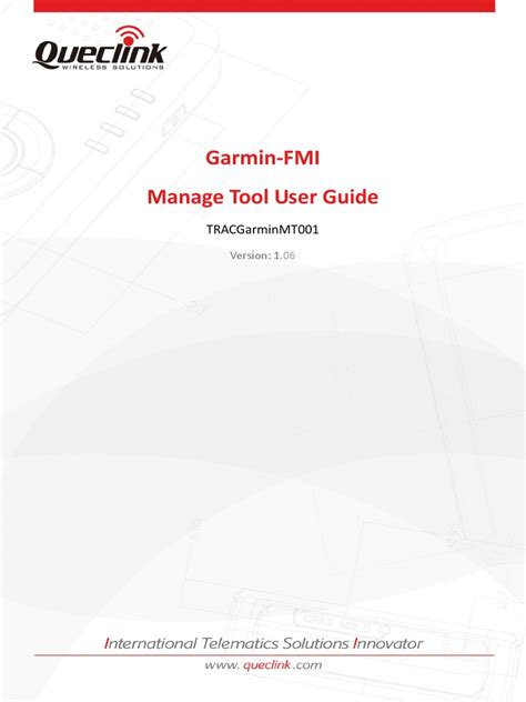 garmin fmi manage tool user guide v1 06 pdf menu computing