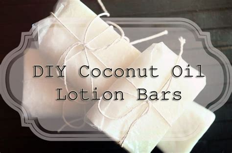 Diy Moisturizing Coconut Oil Lotion Bars Coconut Oil Lotion Coconut