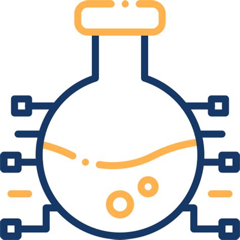 Flask Generic Color Outline Icon