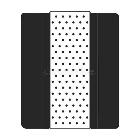 Bandage Vector Black Icon Vector Illustration Bandage On White