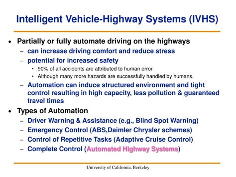 Ppt Intelligent Vehicle Highway Systems Powerpoint Presentation Free Download Id6962344