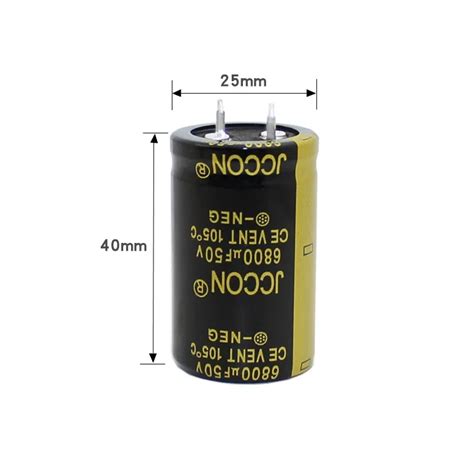 Jccon Snap In Aluminum Electrolytic Capacitor V Uf V Uf X Super Capacitor For