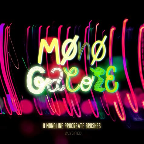 Free Monoline Brushes For Procreate Librium