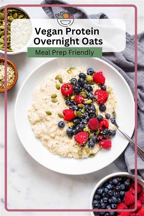 Vegan Protein Overnight Oats Dietitian Debbie Dishes