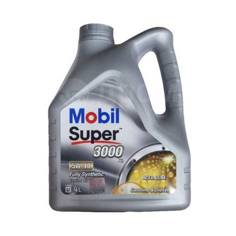 Моторное масло Mobil Super 3000 X1 5w40 4л синтетическое 400 л A3
