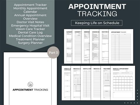 Medical Planner Printable Medical Binder Chronic Illness Planner