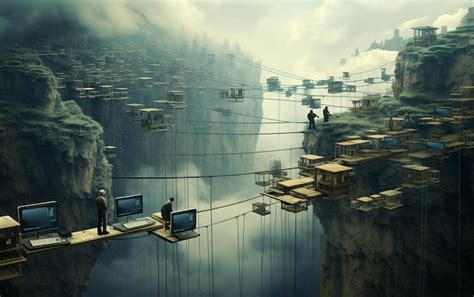 Premium Ai Image Bridging The Gap Fight Against The Digital Divide
