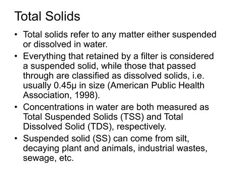 Water Quality Parameters Ppt