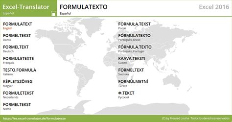 Formulatexto Excel Translator
