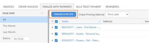 Bulk Monthly Billing Guide Smokeball Support Hub