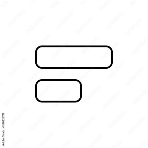 Hamburger Menu Bar Icon Simple Flat Style Symbol Vector Illustration