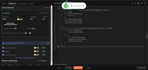 Description 100daysofcode Codingninjas Recursion Stack