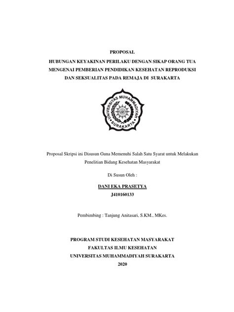 Dani Eka Prasetya J410160133 Proposal Skripsi New Pdf