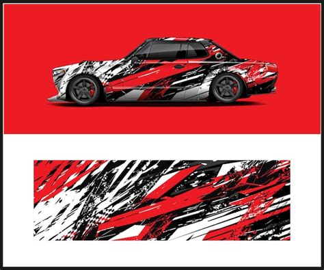 Autocollant De Voiture Wrap Livr E Design Aventure Livr E Camouflage Vecteur Premium
