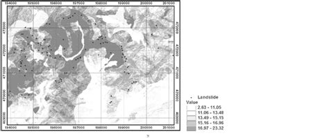 Landslide Susceptibility Maps By Frequency Ratio Model Download