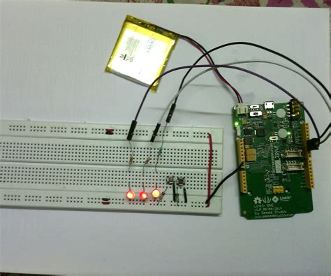 Linkit One Coolest Battery Indicator 3 Steps Instructables