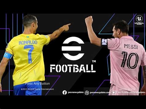 PES 2021 Menu EFootball 2024 DARK EDITION By PESNewupdate