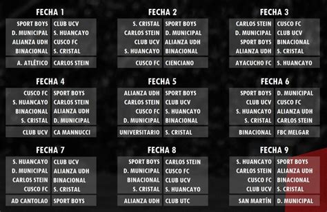 Liga 1 Peru 2024 Fixture Leila Natalya