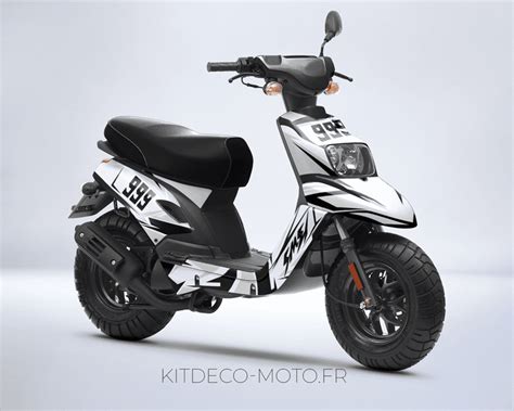 Kit déco MBK Booster 2004 2018 Sublime Noir Boutique Kit Déco Moto
