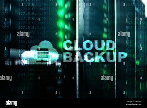 Cloud Backup Server Data Loss Prevention Cyber Security Stock Photo Alamy