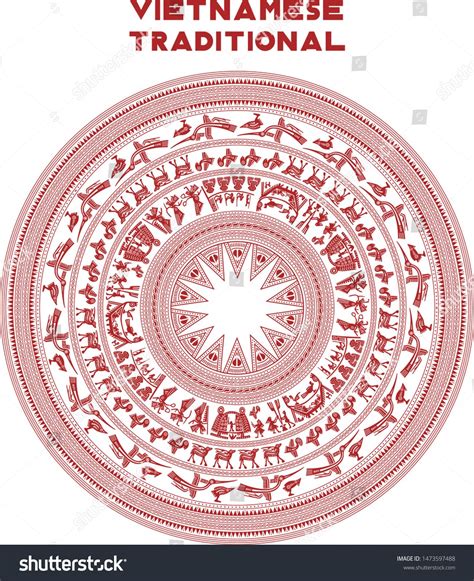 Vietnamese Traditional Pattern Illustration