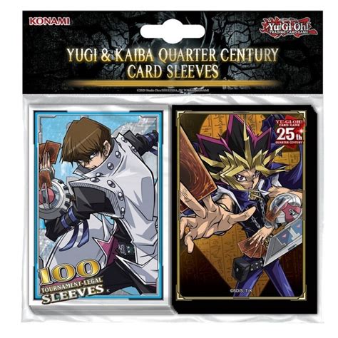 Sleeves Yu Gi Oh X100 Quarter Century Yugi And Kaiba Kuriboh