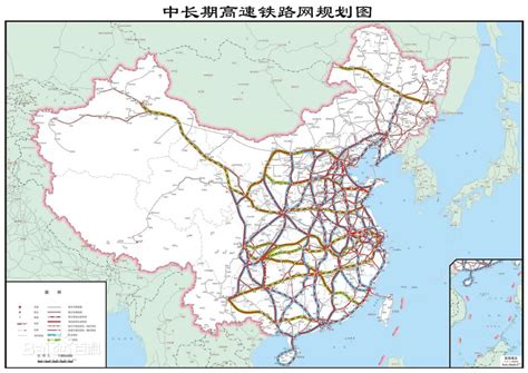 中國“八縱八橫”高速鐵路網圖片百度百科