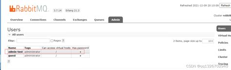 Rabbitmq 搭建mqtt服务rabbitmq创建mqtt用户 Csdn博客
