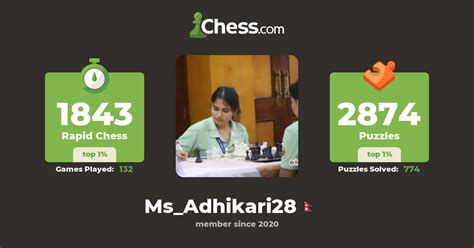 Ms Adhikari Chess Profile Chess