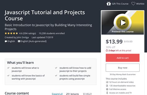 Best Javascript Programming Courses Classes Tutorials Online