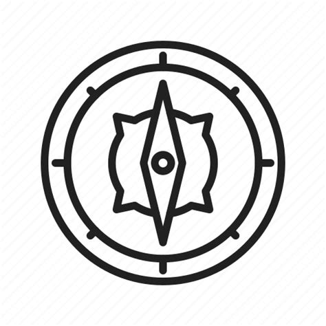 Compass Navigation Direction Travel Adventure Tool Map Icon