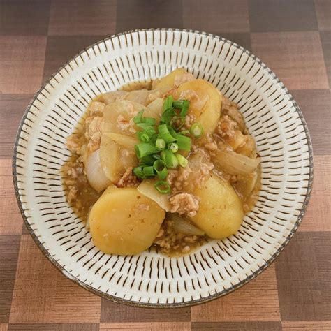 新じゃがと新玉ねぎのそぼろ煮～ほくほくとろ～り美味しいそぼろ煮 りょく★のもぐもぐ日記Ⅱ
