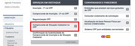 Como Fazer A Consulta Da Situação Cadastral Cpf 2 Via Cpf