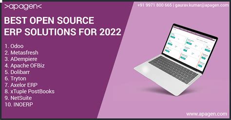 Best Open Source ERP Solutions For 2022 Apagen Solutions