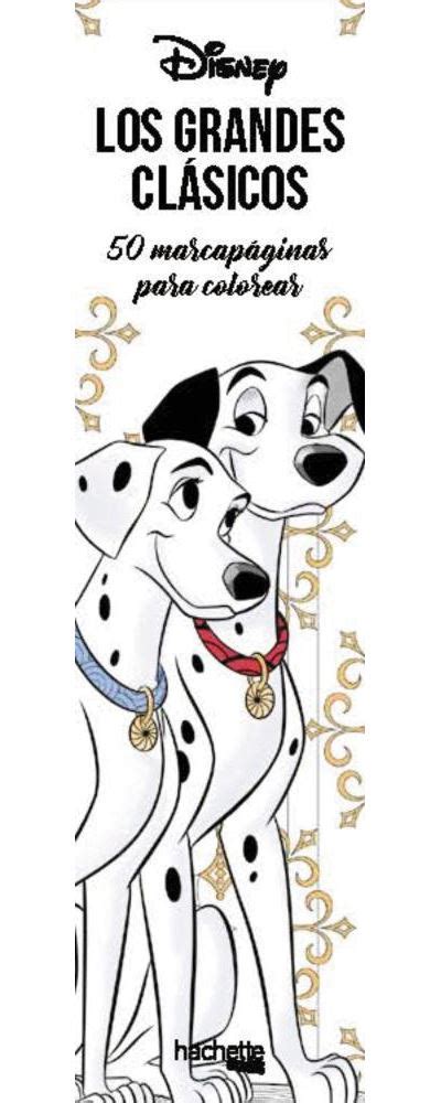 Disney Los grandes clásicos 50 marcapáginas para colorear Jean Luc